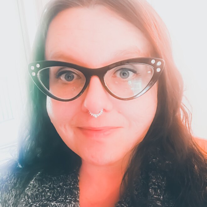 Alieen Cat Eye - Black Eyeglasses