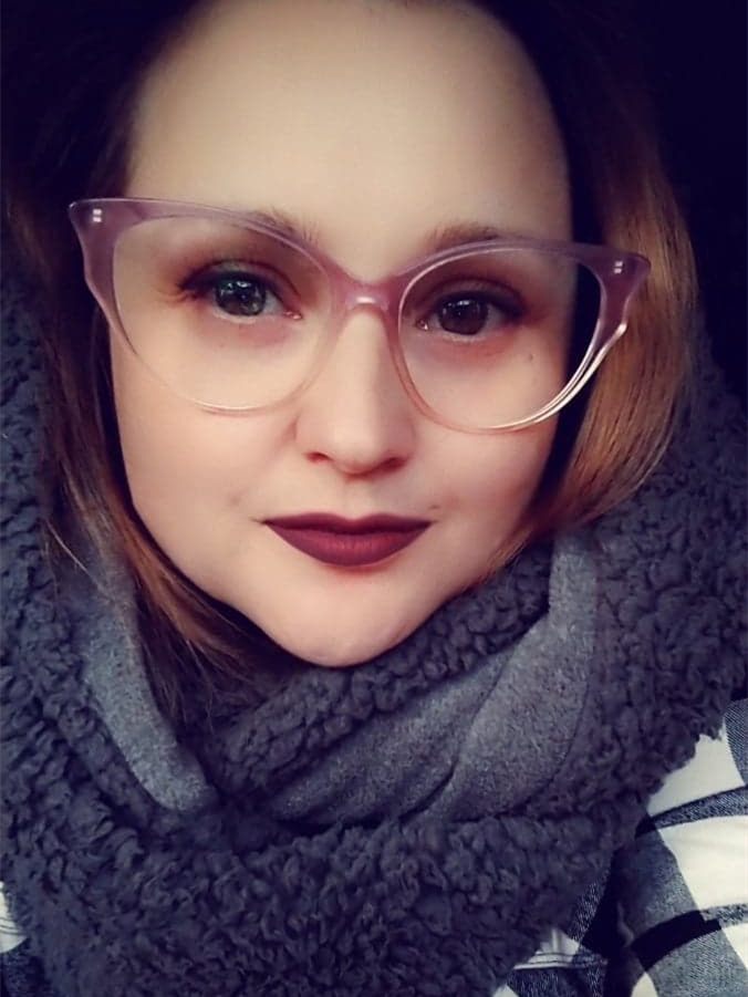Eartha Cat Eye - Pink/Purple Eyeglasses