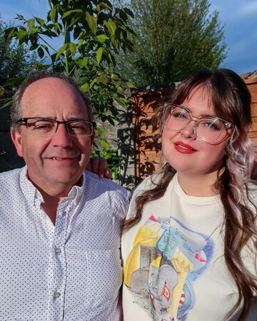 Martin Rectangle Blue Semi-Rimless Metal Eyeglasses | GlassesShop