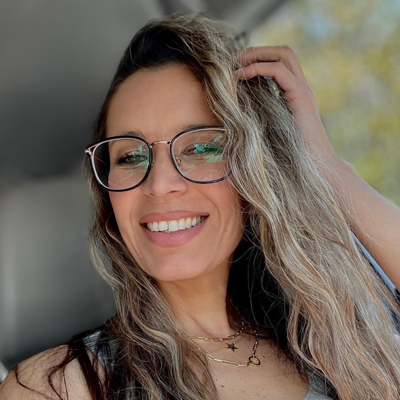 Edwina Cat Eye - Cartouche/Rose Gold Eyeglasses