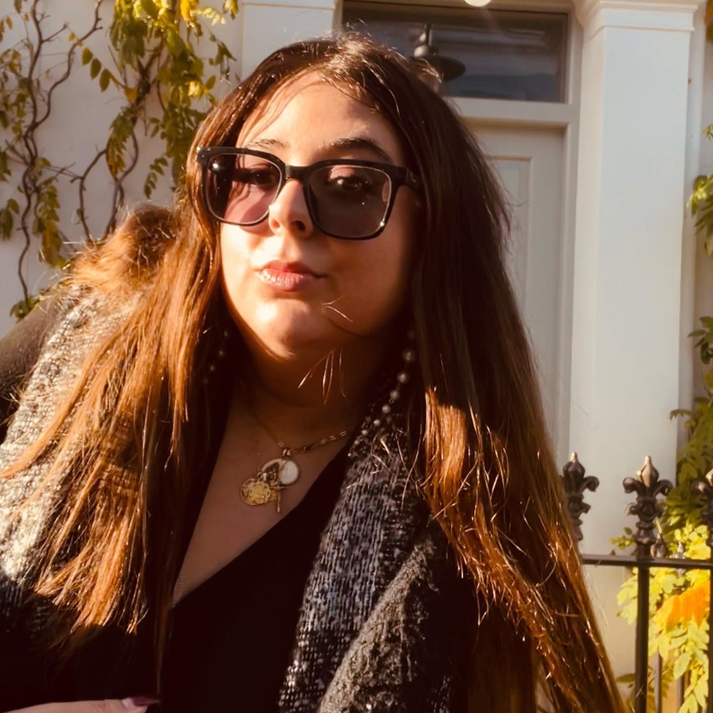 Oberlin Square - Crystal-Blue Block Pro Eyeglasses