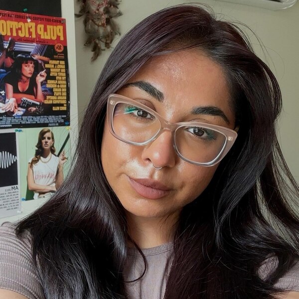 Gemma Cat Eye - Champagne/Gray Eyeglasses