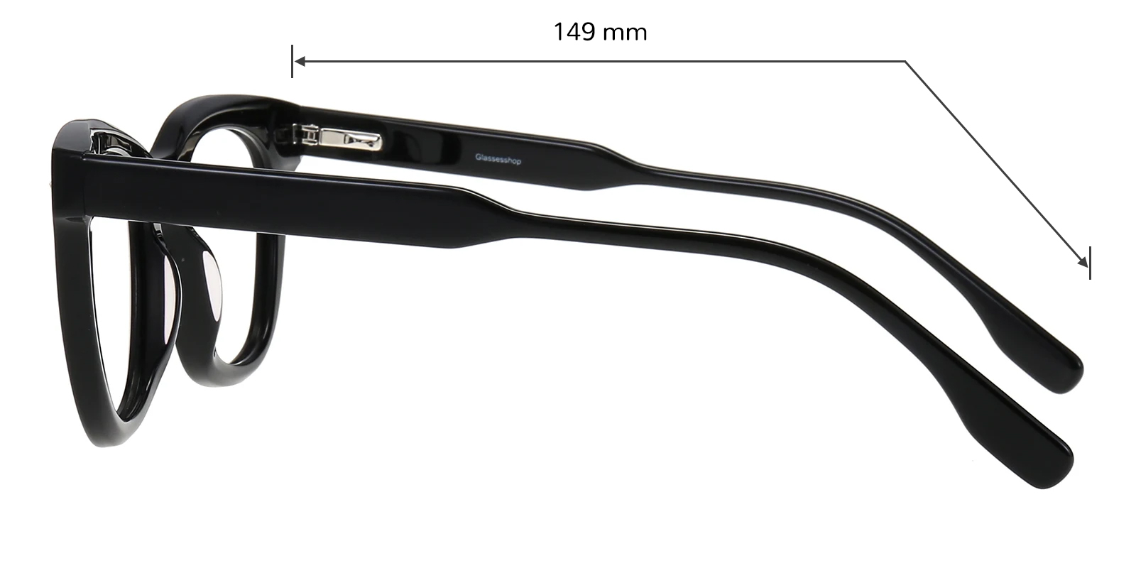 Eartha Cat Eye Black Full-Frame Acetate Eyeglasses | GlassesShop
