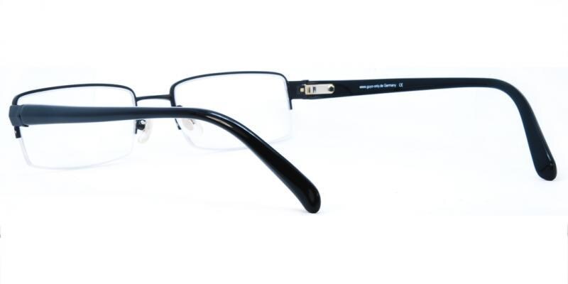 Glenwood Rectangle Black Eyeglasses