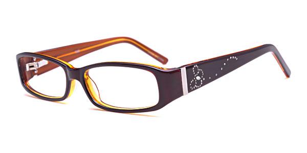 Patrick Rectangle - Brown Eyeglasses