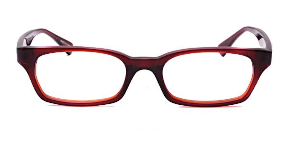 Daesch Rectangle - Solid Brown Eyeglasses