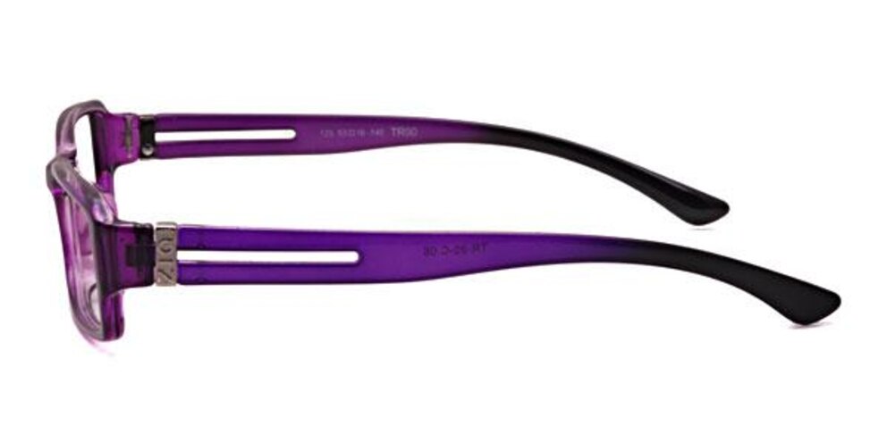 TFP0390 Rectangle - Purple Eyeglasses