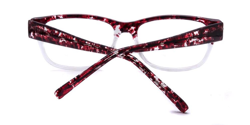 Abilene Classic Wayframe - Burgundy/Crystal Eyeglasses