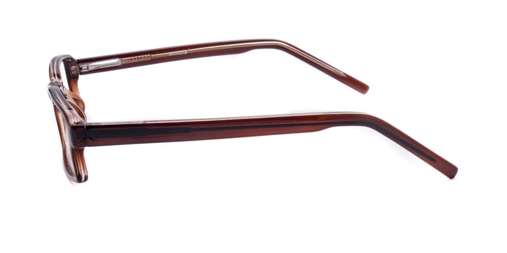 Staunton Rectangle - Brown Eyeglasses