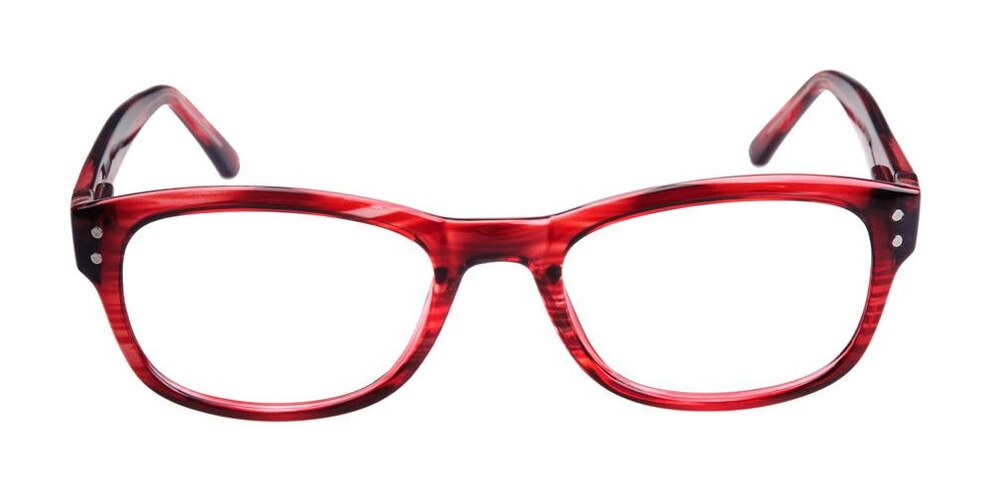 Edith Classic Wayframe - Burgundy Eyeglasses