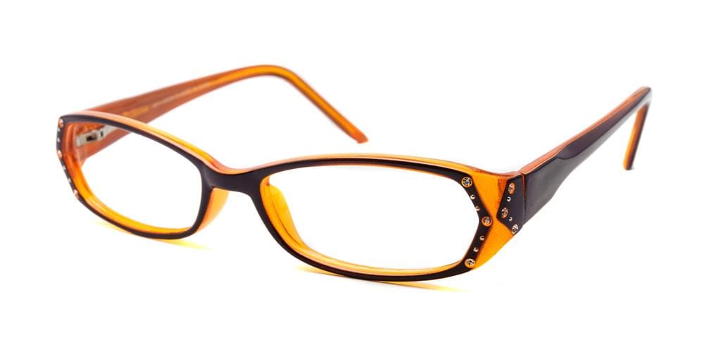 Colin Rectangle - Brown Eyeglasses