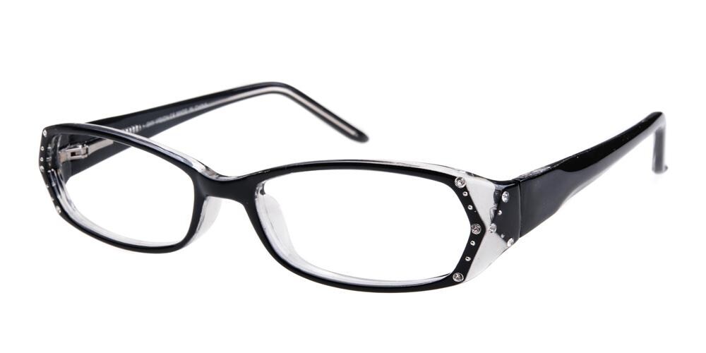 Colin Rectangle - Black Eyeglasses