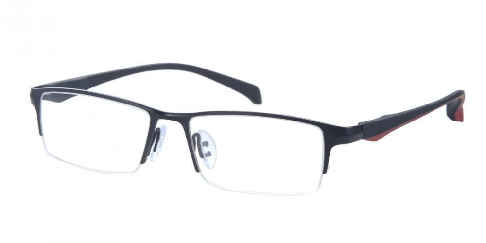 Hamilton Rectangle - Black Eyeglasses