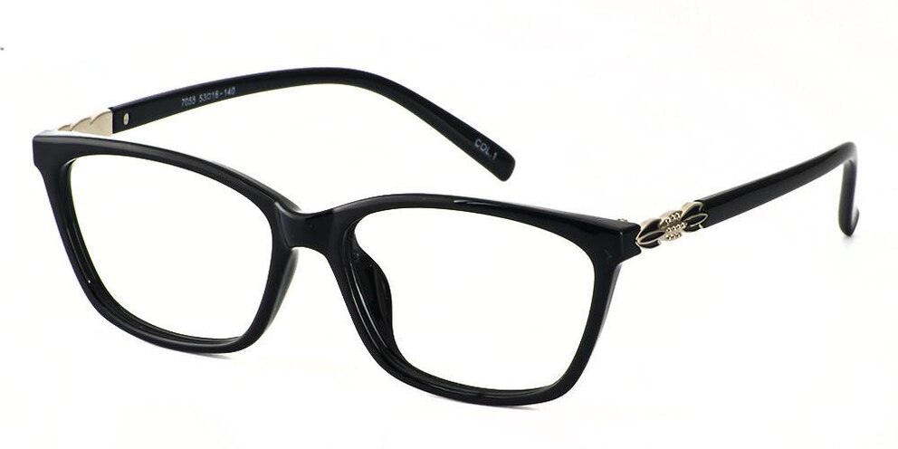 Philadelphia Classic Wayframe - Black Eyeglasses