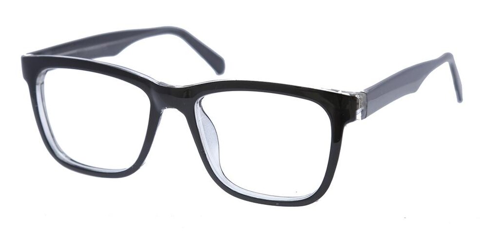 Broadmoor Square - Black/Crystal Eyeglasses