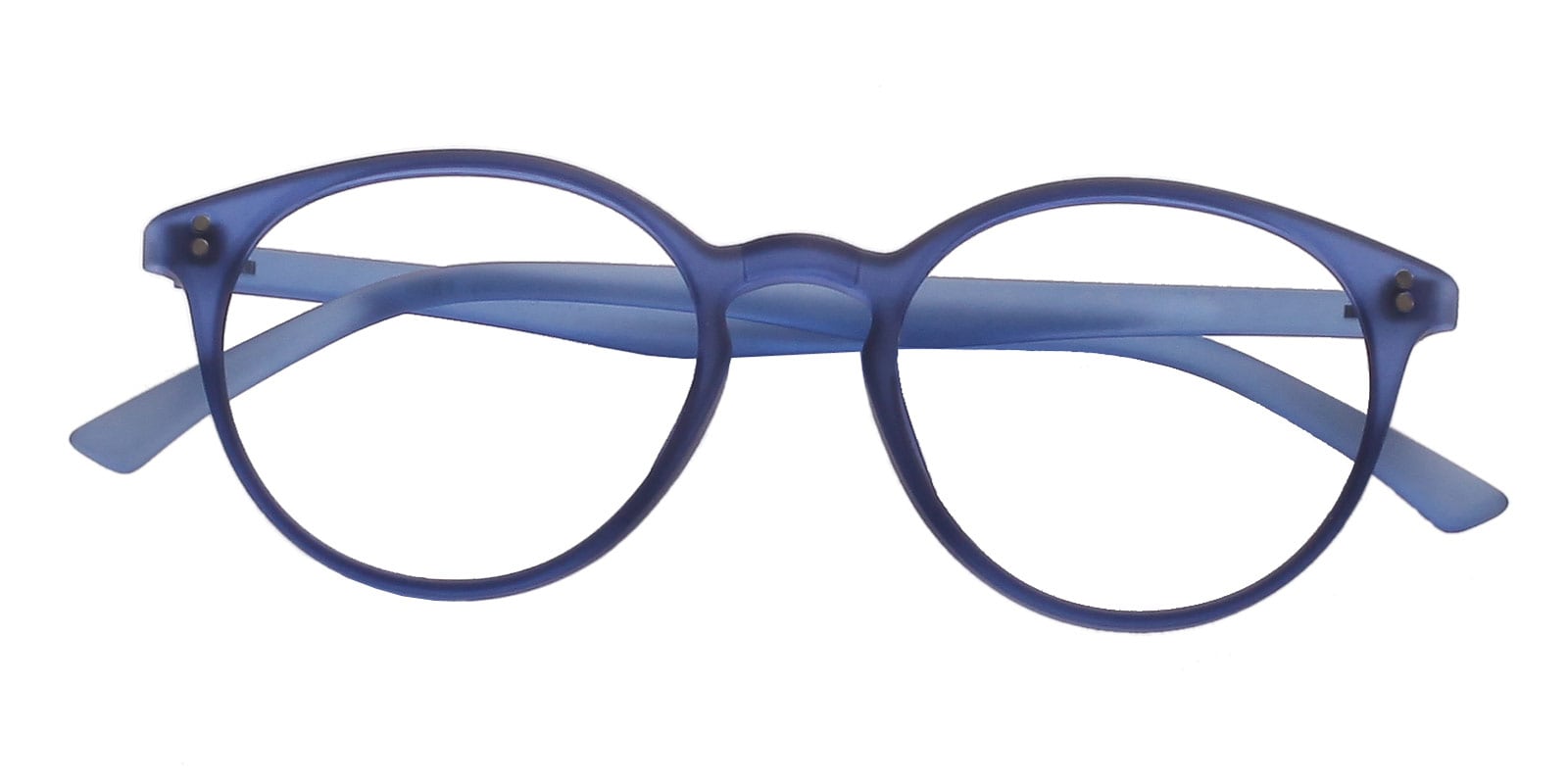 Dodge Round - Blue Eyeglasses