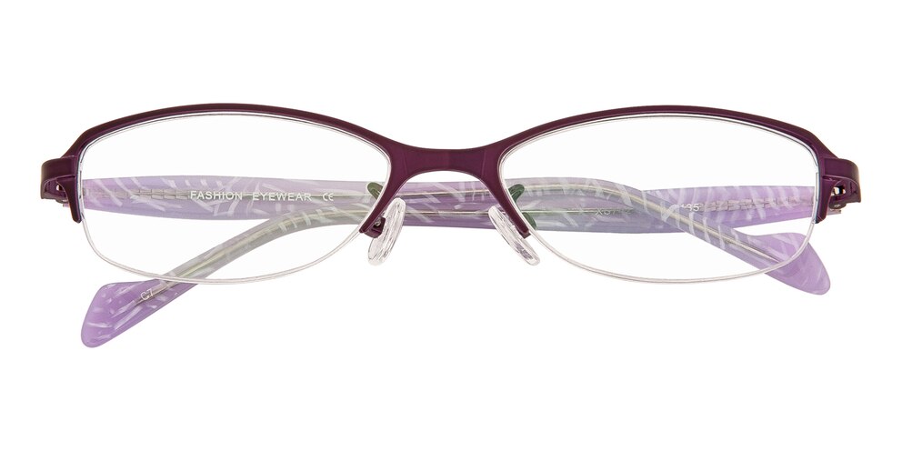 Dale Oval - Purple Eyeglasses