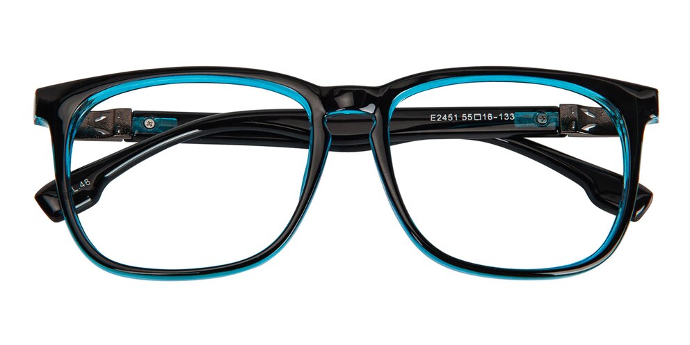 Meriden Classic Wayframe - Black/Blue Eyeglasses