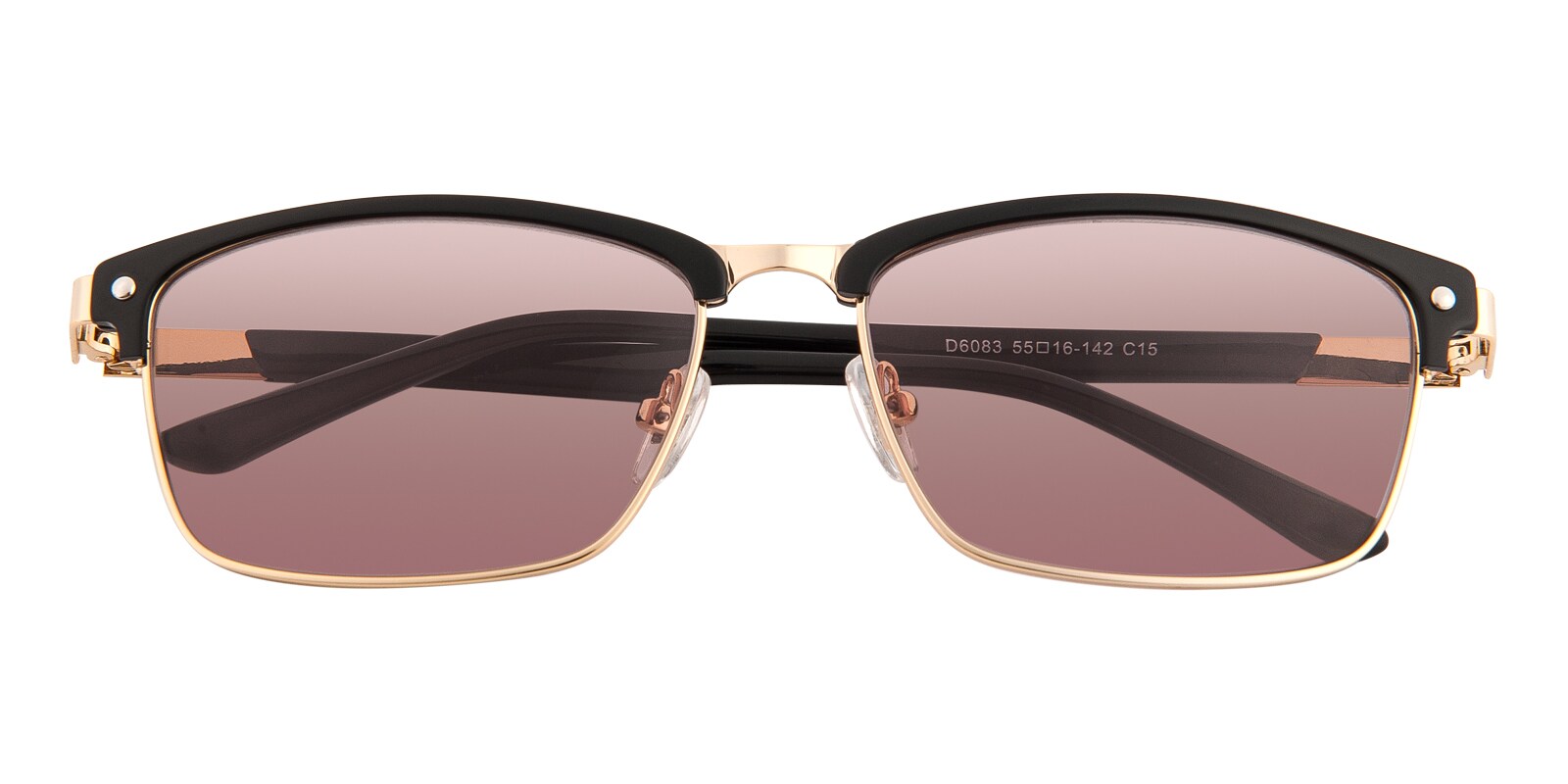 Sam Rectangle - Black Eyeglasses