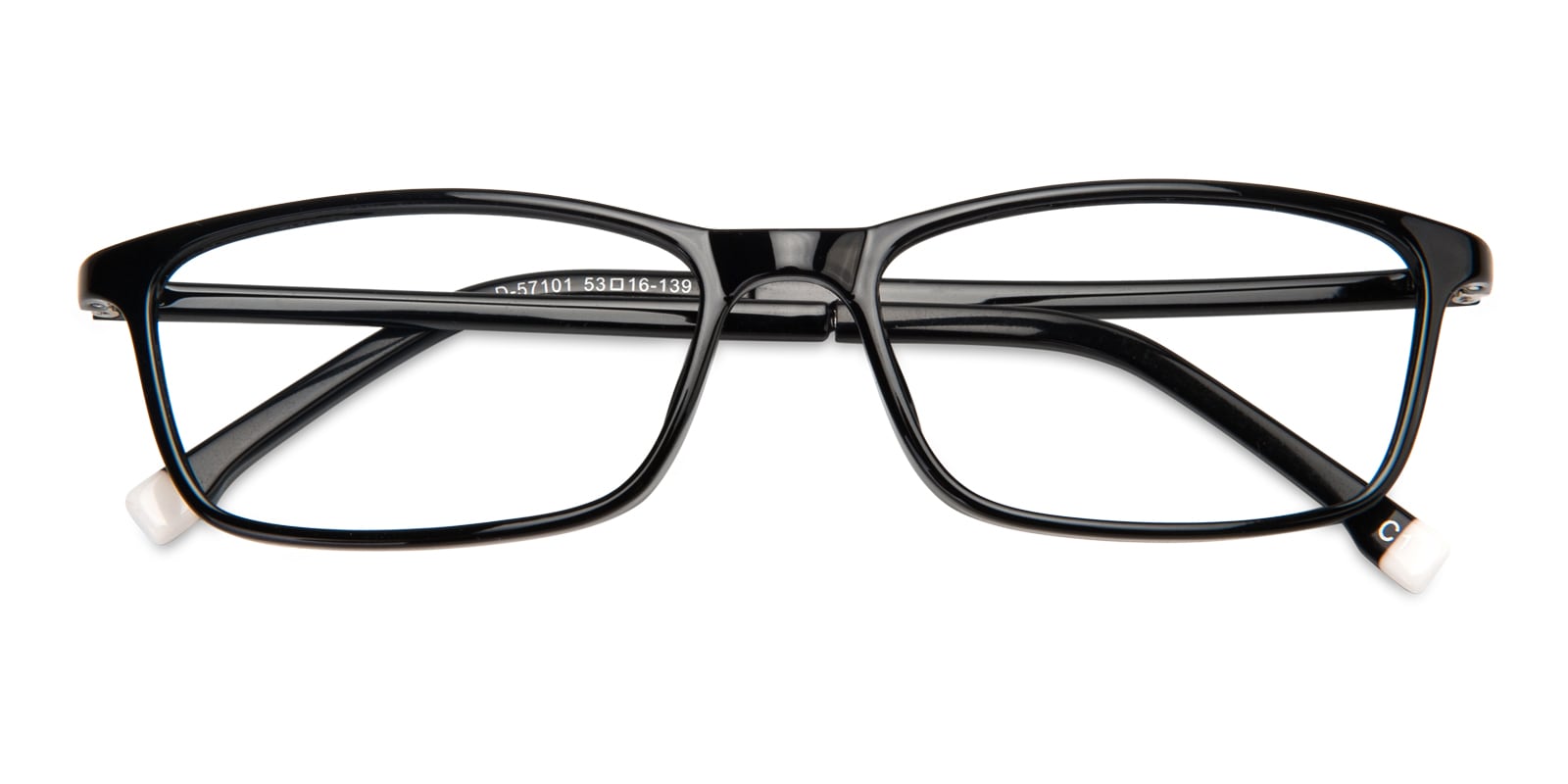 Union Rectangle - Black Eyeglasses