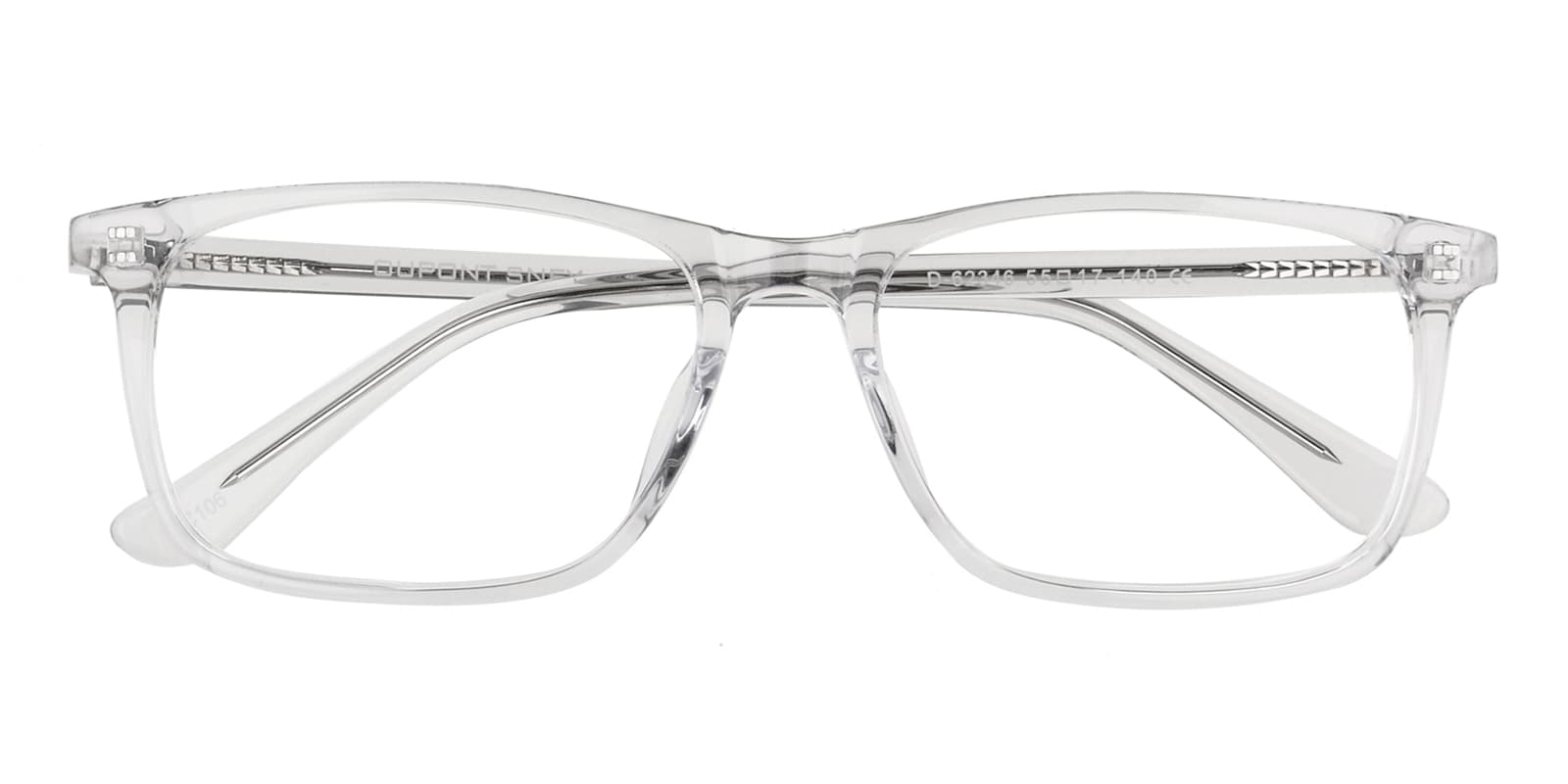 Dubuque Rectangle - Crystal Eyeglasses
