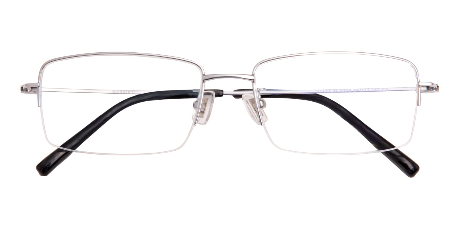 Colin Rectangle - Silver Eyeglasses