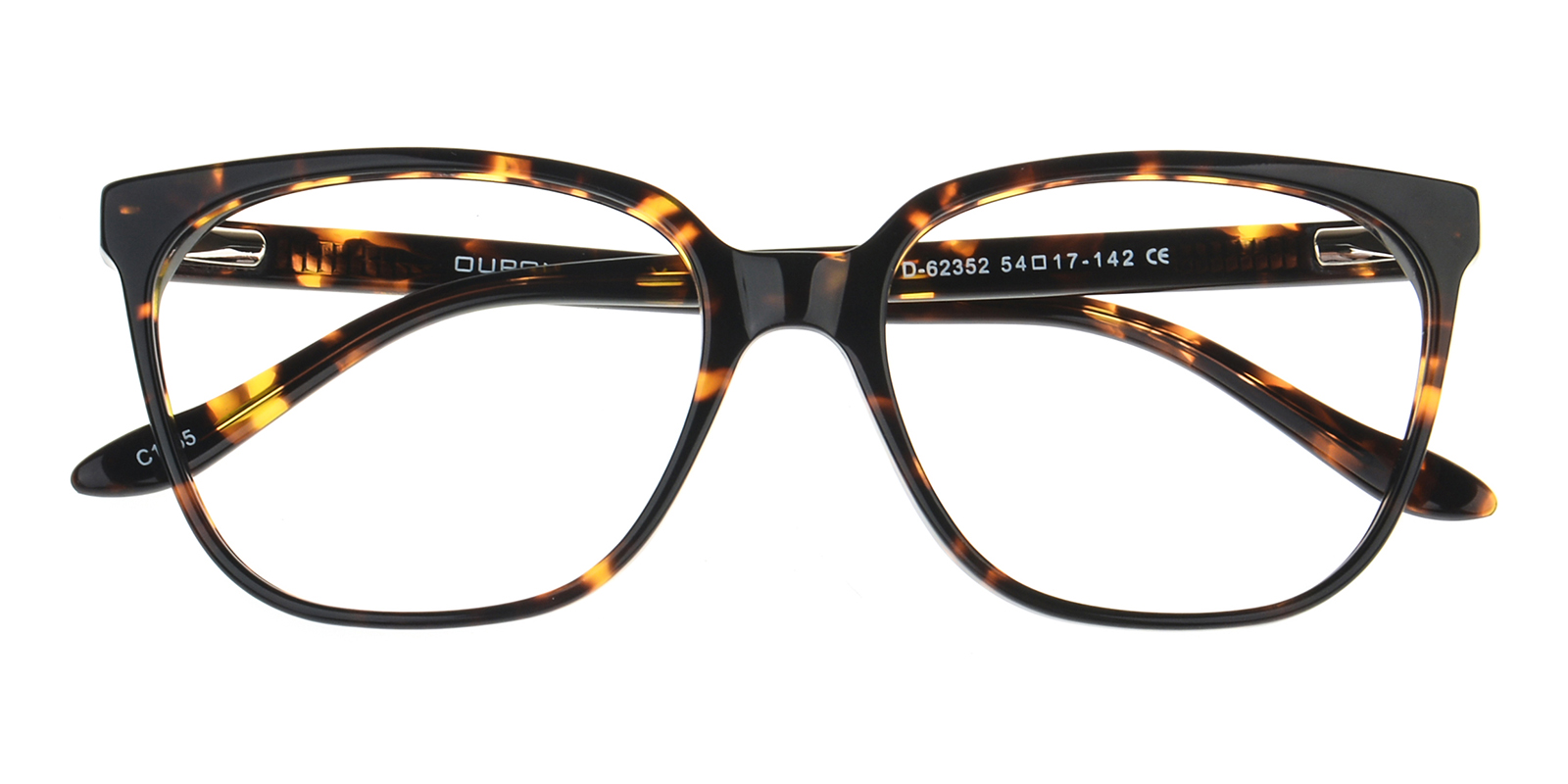 Buckeye Square Black Full-Frame Acetate Eyeglasses | GlassesShop