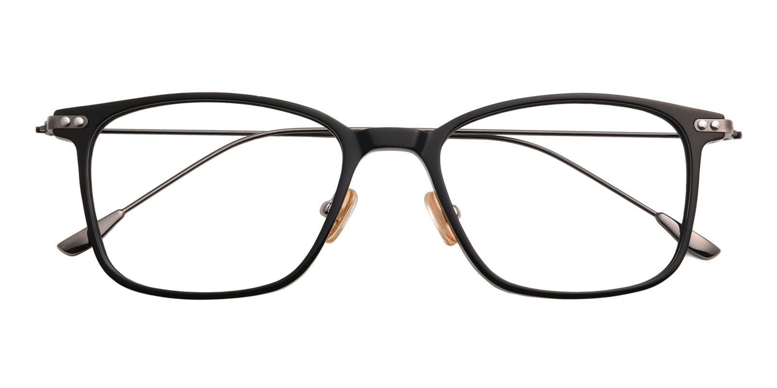 Santa Ana Rectangle - Black Eyeglasses