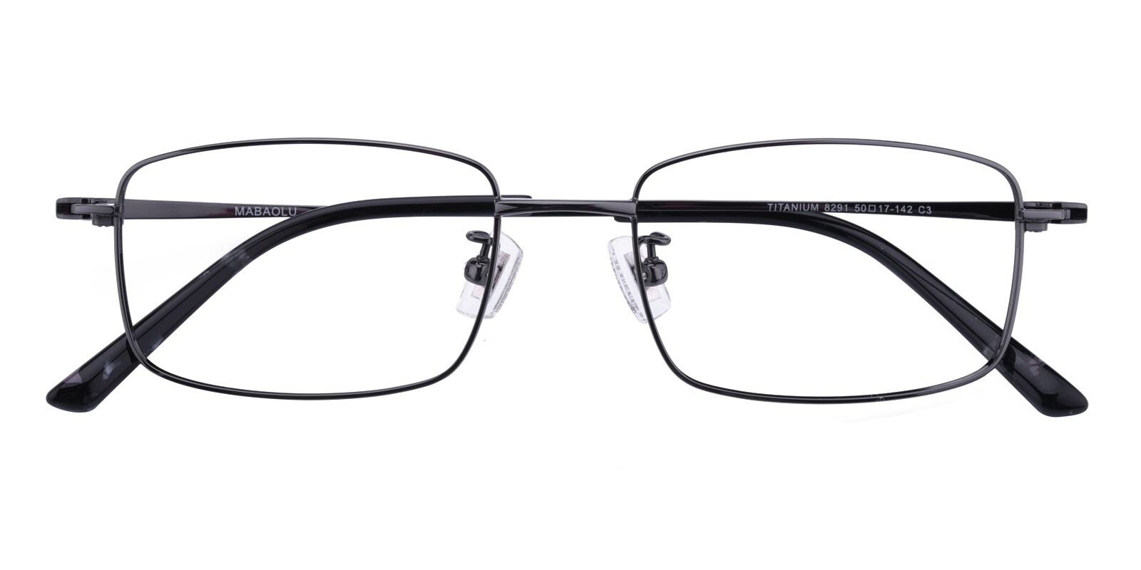 Olaf Rectangle - Gunmetal Eyeglasses