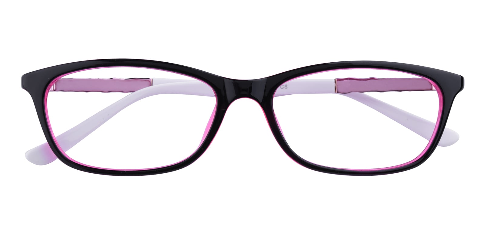 Medusa C2 Rectangle - Black/Pink Eyeglasses