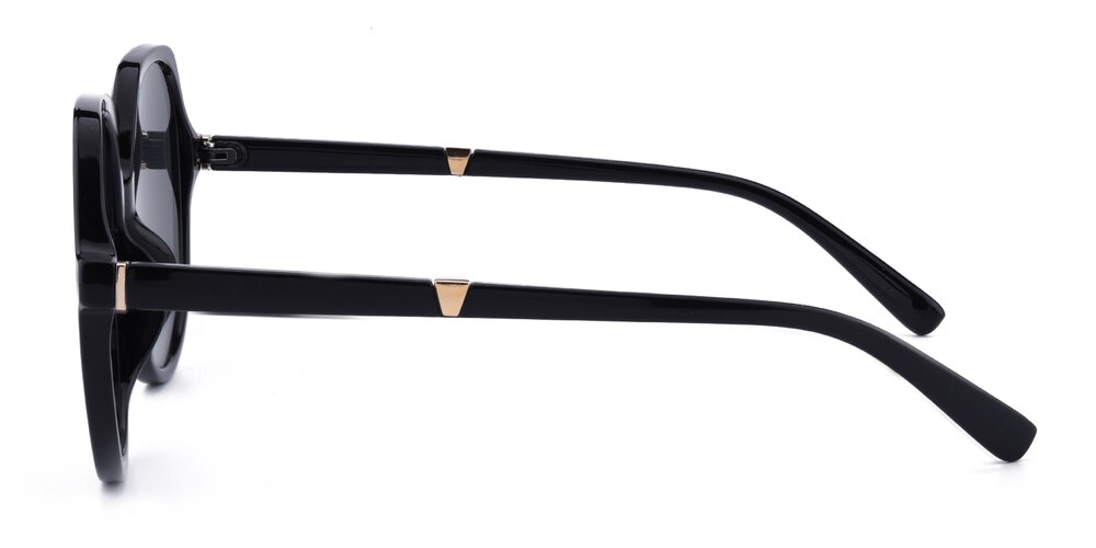 Anstice Round - Black Eyeglasses