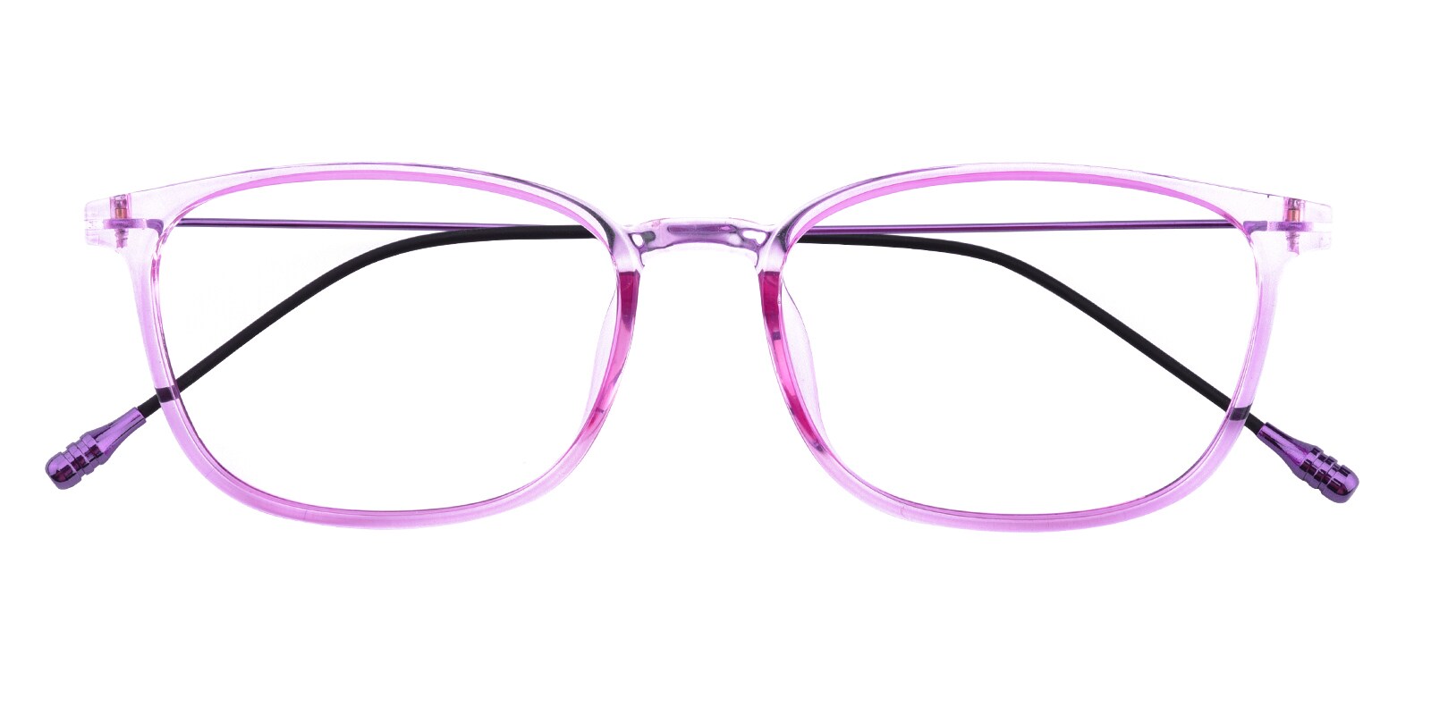 Dillon Rectangle - Purple Eyeglasses