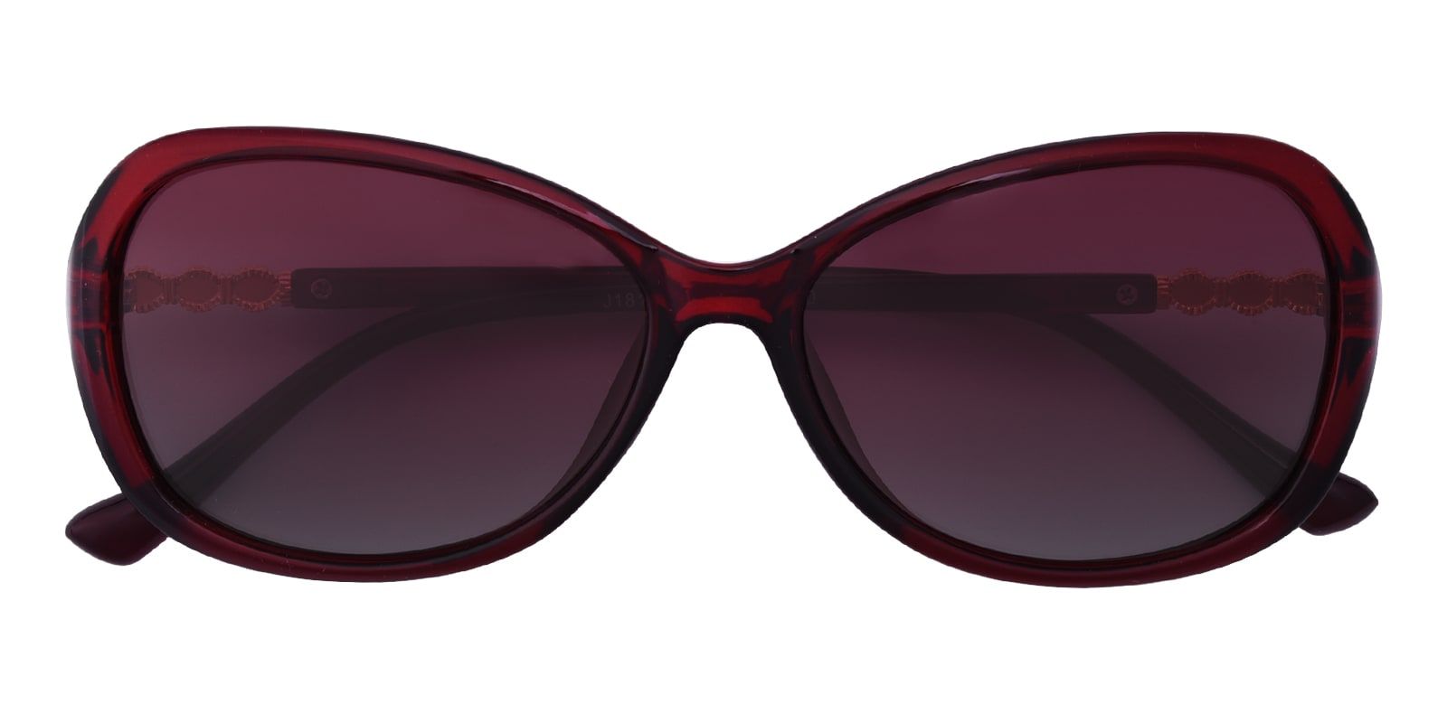 Hyman Oval - Red Eyeglasses
