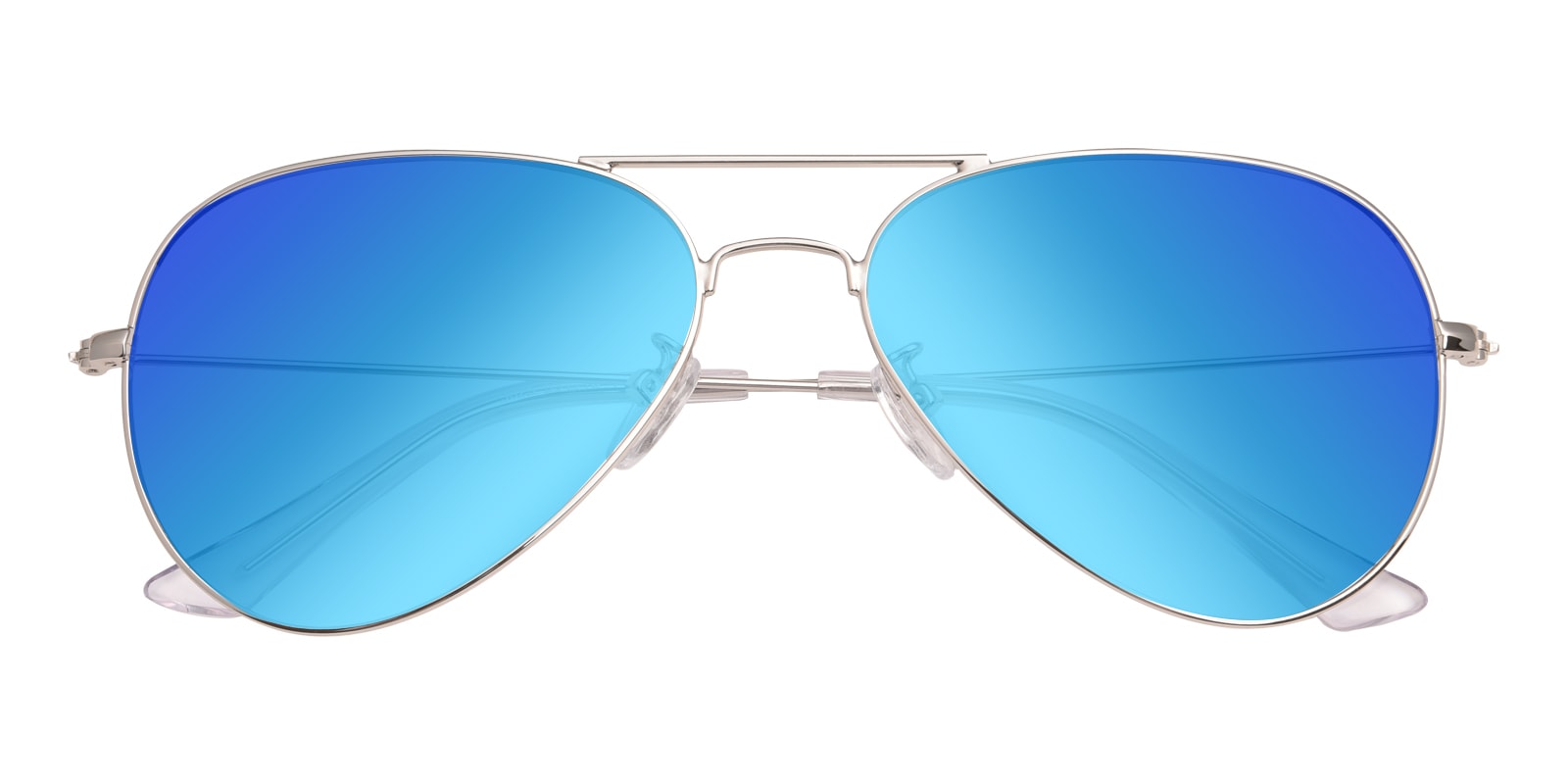 Woolf Aviator - Silver/Blue mirror-coating Eyeglasses
