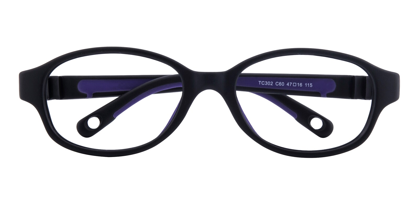 Harry Oval - Black Eyeglasses