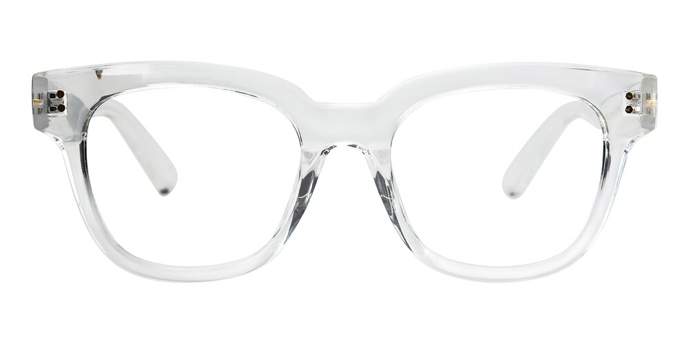 Katey Classic Wayframe - Crystal Eyeglasses