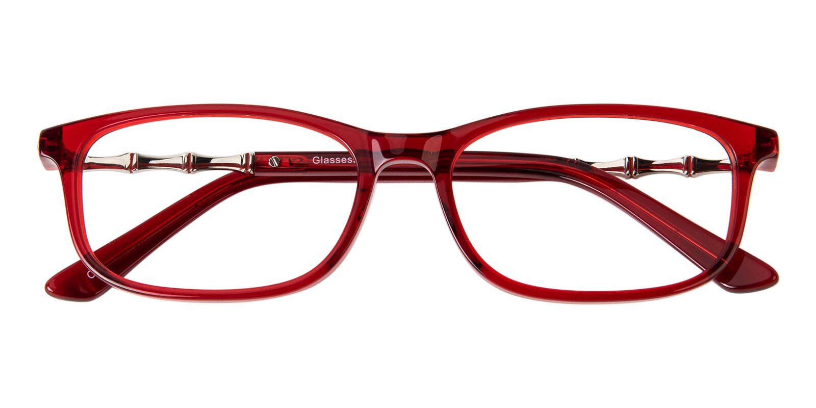 Roxanne Rectangle - Red Eyeglasses