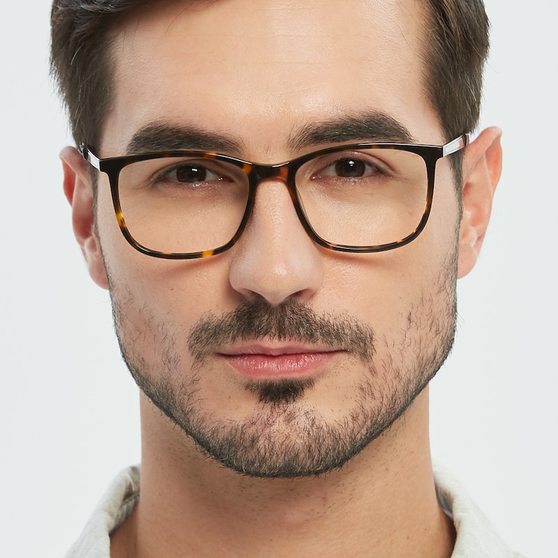 Dallas Rectangle - Tortoise Eyeglasses