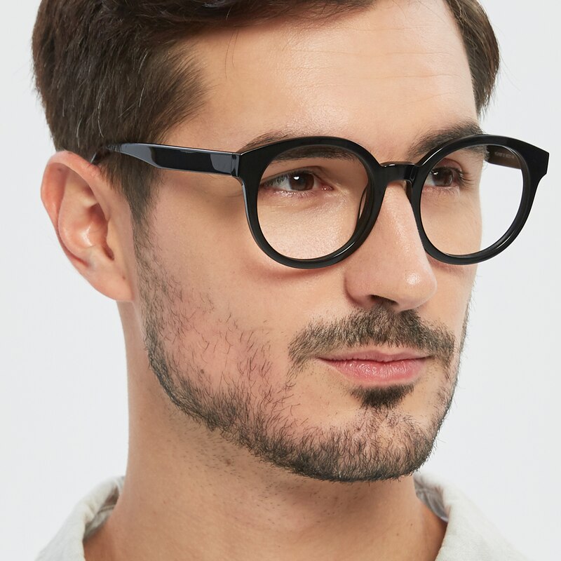 Worcester Round - Black Eyeglasses