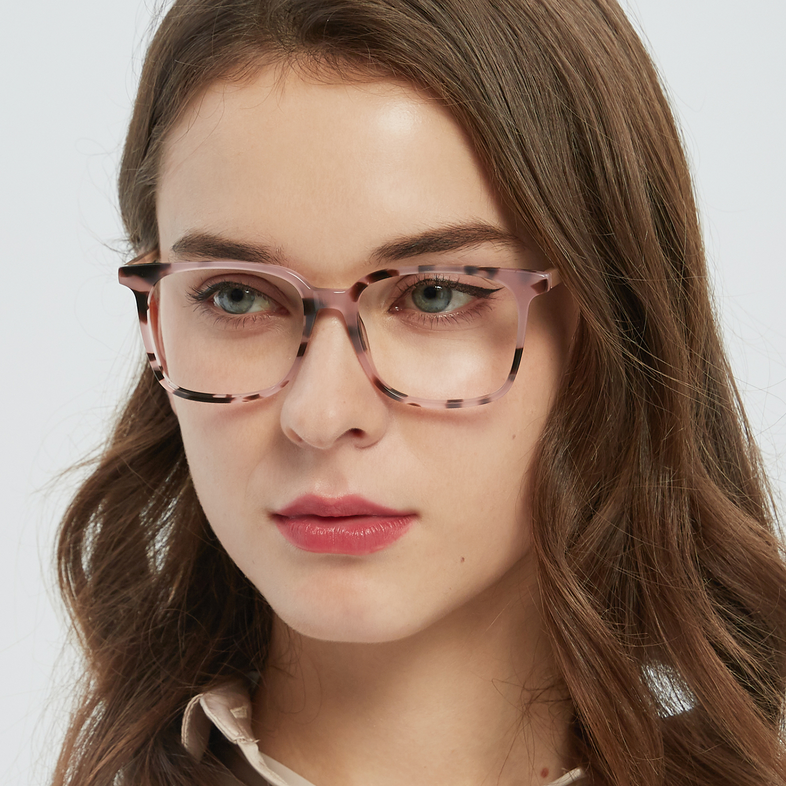 Prairie Rectangle Petal Tortoise/Brown Full-Frame Acetate Eyeglasses ...