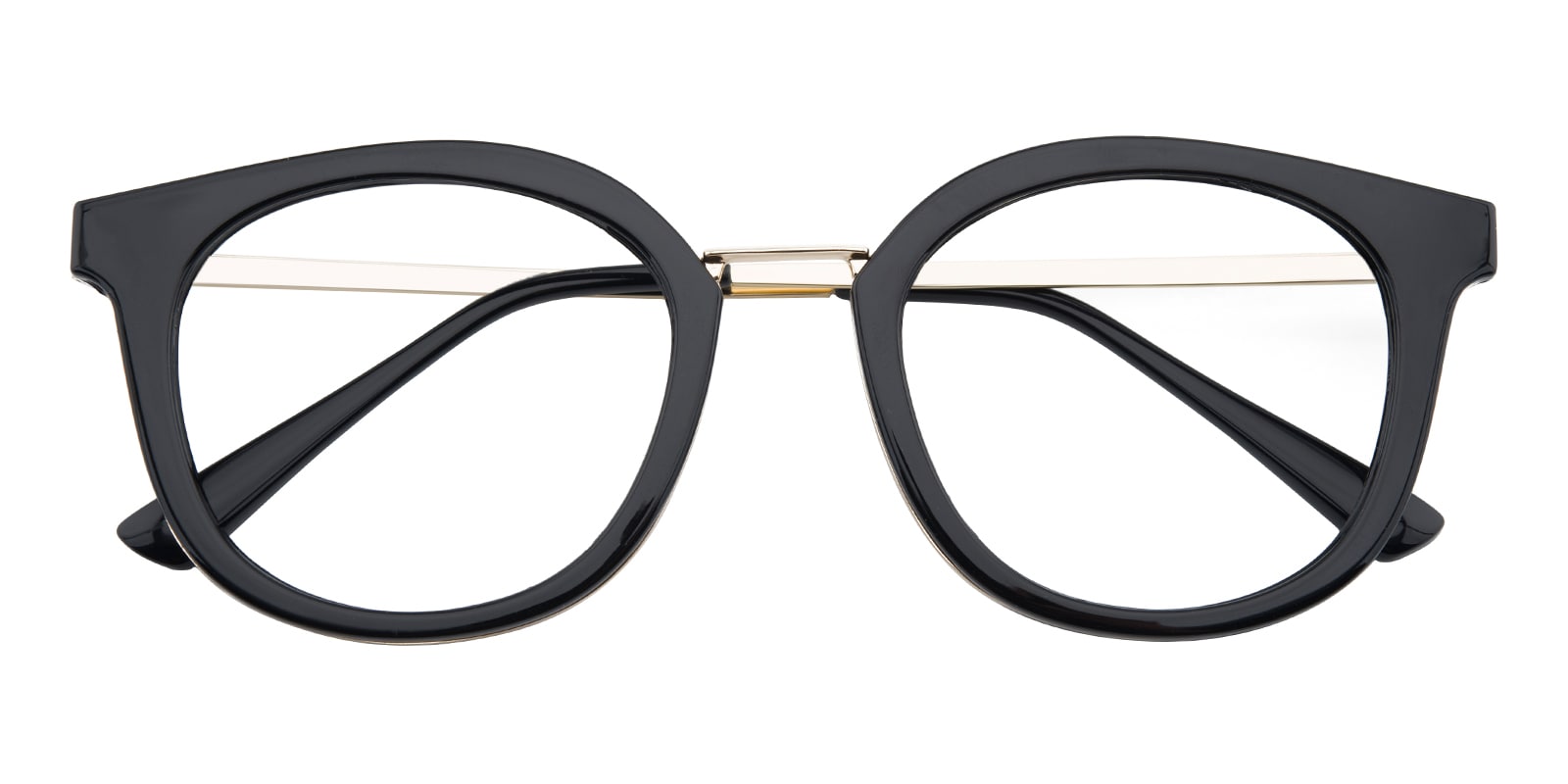 Florence Oval Black Full-Frame TR90 Eyeglasses | GlassesShop