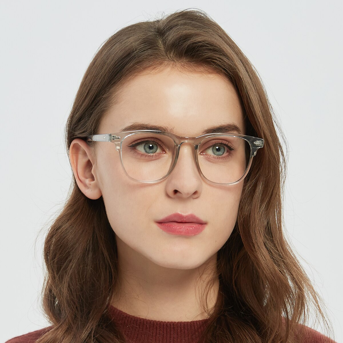 Fresno Classic Wayframe Gray Full-Frame TR90 Eyeglasses | GlassesShop