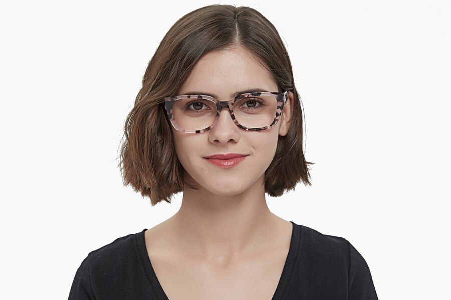Bobosa Square Petal Tortoise Full-Frame Acetate Eyeglasses | GlassesShop