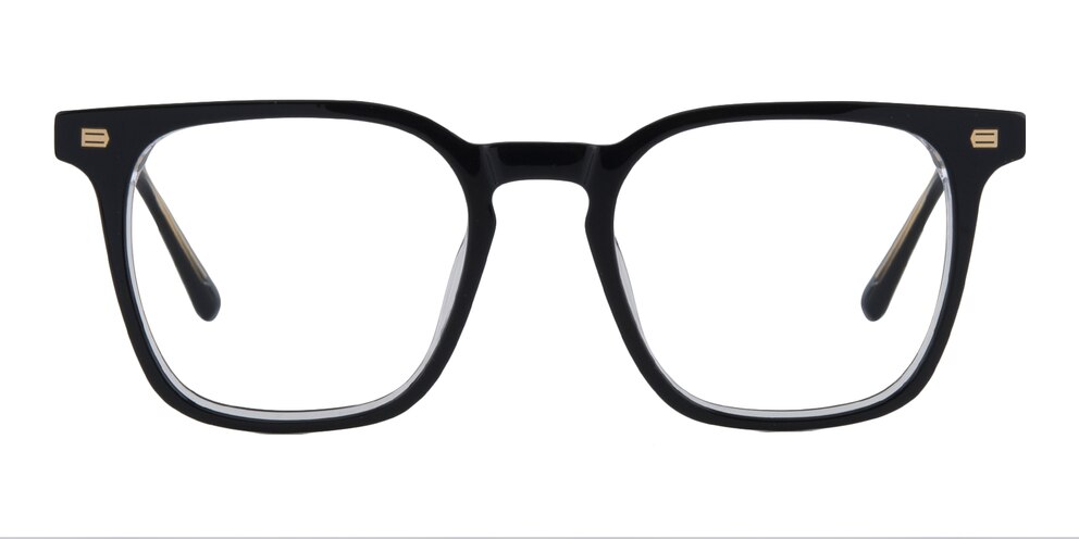 KeyWest Square - Black/Crystal Eyeglasses