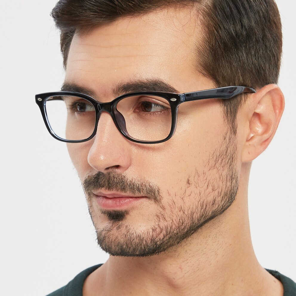 Hyannis Rectangle Blue Full-Frame TR90 Eyeglasses | GlassesShop