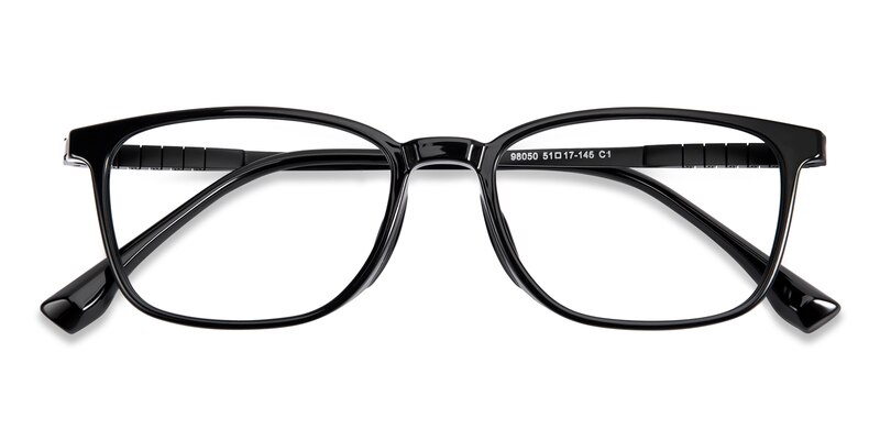 Stuart Rectangle - Black/Gray Eyeglasses