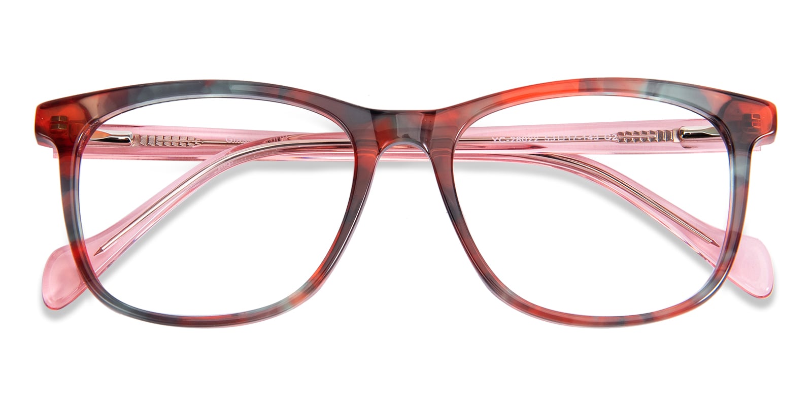 Nina Rectangle - Multicolor/Pink Eyeglasses