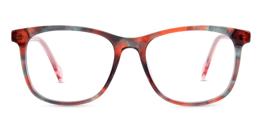 Nina Rectangle - Multicolor/Pink Eyeglasses