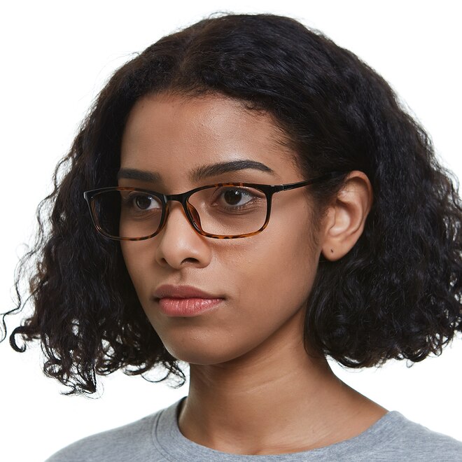Collins Rectangle - Tortoise Eyeglasses