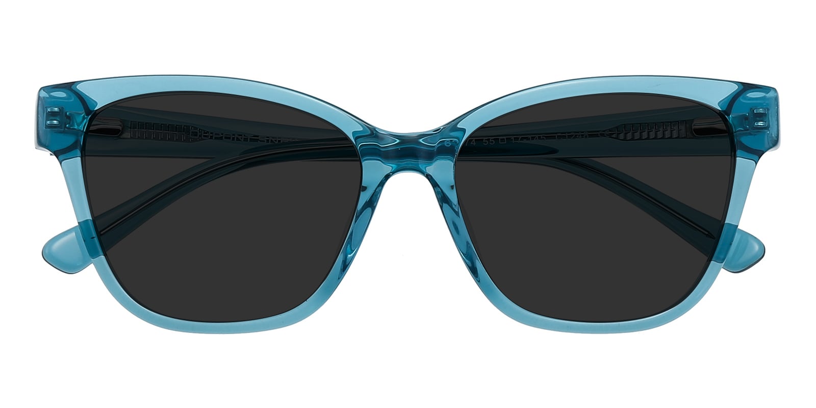 Victoria Cat Eye Cyan Full-Frame Acetate Sunglasses | GlassesShop